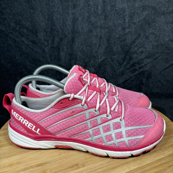 Merrell | Shoes | Merrell Vibram Womens Shoes Pink Silver Sz 85 ...